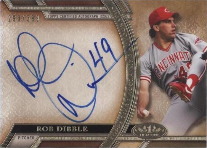 2015 Topps Tier One - Acclaimed Autographs #AA-RD Rob Dibble /399 (AU ...