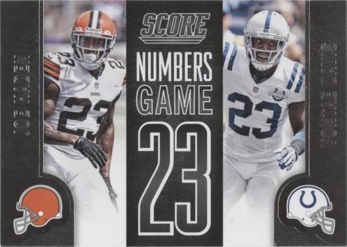 2014 Score - Numbers Game #NG25 Joe Haden, Vontae Davis for sale online ...