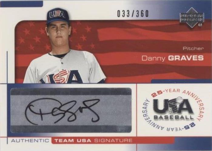 2004 Upper Deck USA Baseball 25-Year Anniversary - Signatures Black Ink ...