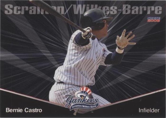 2008 Choice Scranton/Wilkes-Barre Yankees - #04 Bernie Castro for sale ...