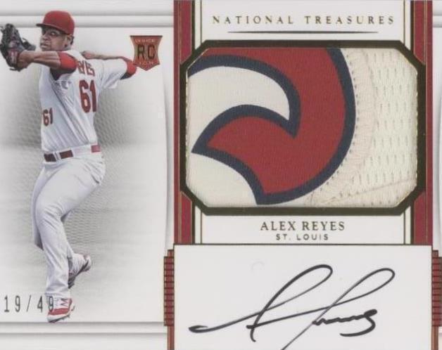 2017 Panini National Treasures - Rookie Materials Signatures Alex Reyes ...