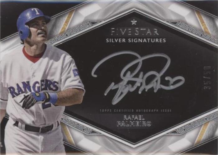 2019 Topps Five Star - Silver Signatures #SS-RP Rafael Palmeiro /50 (AU ...