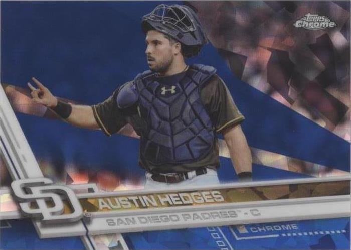 2017 Topps Chrome Sapphire Edition - Austin Hedges #504 /250 for sale ...
