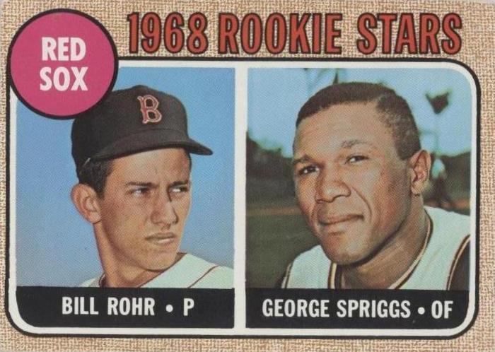 1968 Topps - 1968 Rookie Stars #314 George Spriggs, Billy Rohr for sale ...