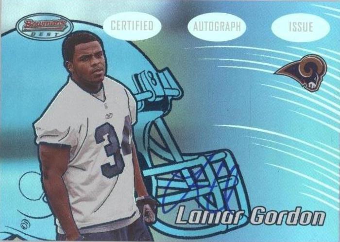 2002 Bowman's Best - Lamar Gordon #149 Blue /399 (AU, RC) for sale ...