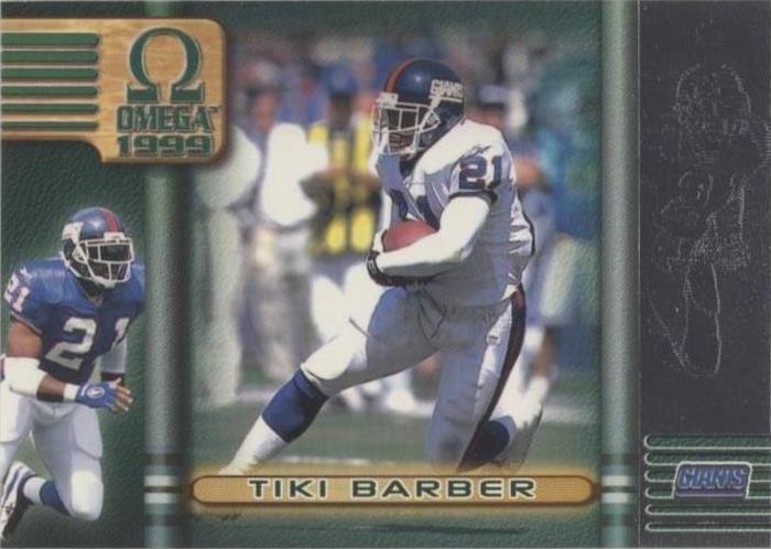 1999 Pacific Omega - Tiki Barber #154 for sale online | eBay