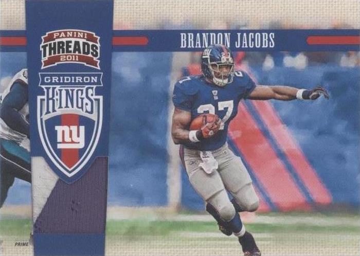 2011 Panini Threads - Pro Gridiron Kings Materials Prime #48 Brandon ...