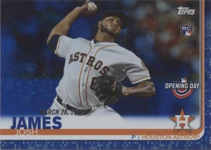 2019 Topps Opening Day - Blue Foil #181 Josh James (RC) for sale online ...