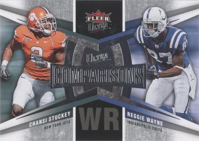 2007 Fleer Ultra - Ultra Comparisons #UC-SW Reggie Wayne, Chansi ...