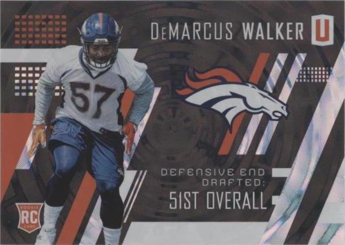 2017 Panini Unparalleled - Class of 2017 Rookie DeMarcus Walker #243 ...
