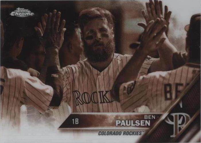 2016 Topps Chrome - Ben Paulsen #174 Sepia Refractor for sale online | eBay