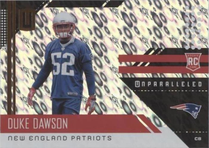 2018 Panini Unparalleled - Rookie Flight #286 Duke Dawson (RC) for sale ...