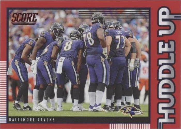 2020 Score - Huddle Up Baltimore Ravens #HDL-BAL Red for sale online | eBay