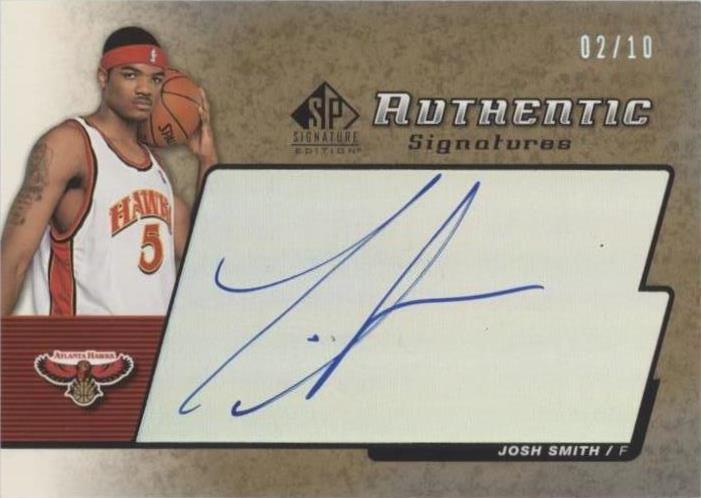 2004-05 SP Signature Edition - Authentic Signatures Gold #AS-SM Josh ...