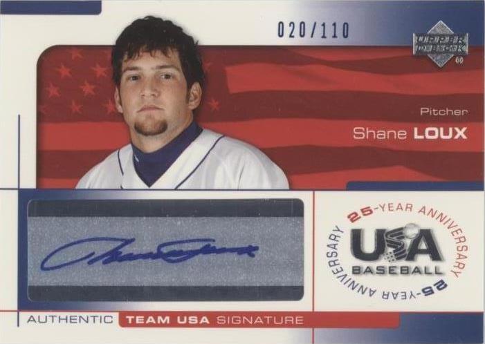 2004 Upper Deck USA Baseball 25-Year Anniversary - Signatures Blue Ink ...