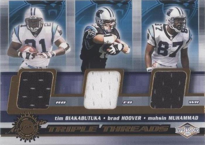 2001 Pacific Impressions - Triple Threads Muhsin Muhammad, Tim ...