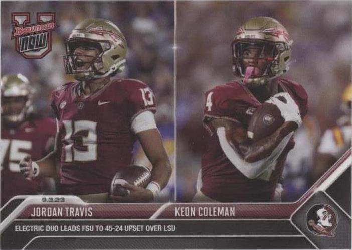 2023 Bowman U Now - Keon Coleman, Jordan Travis #1 /1101 (RC) for sale ...