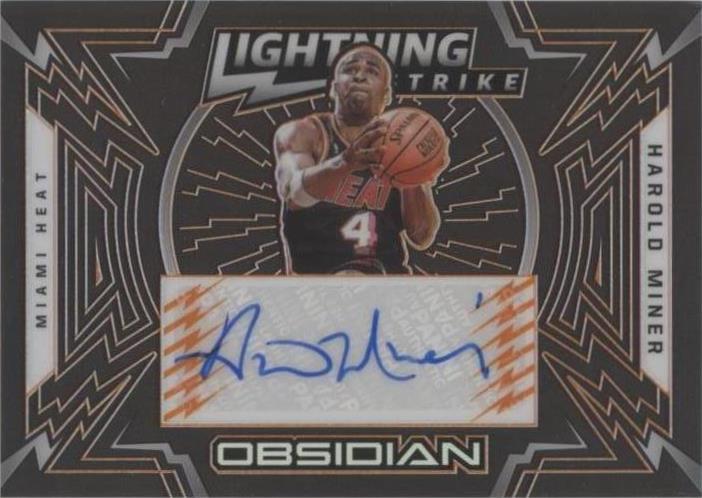 2020-21 Panini Obsidian - Lightning Strike Signatures Electric Etch ...