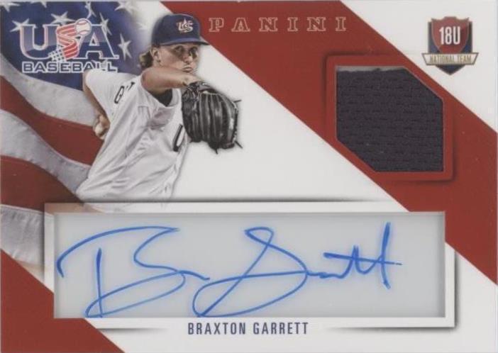 2015 Panini USA Baseball - Box Set 18u National Team Braxton Garrett #8 ...