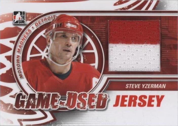 2012-13 In the Game Motown Madness - Game-Used Steve Yzerman #M-01 ...