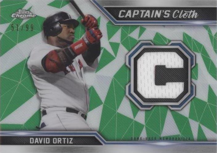 2021 Topps Chrome - Captain's Cloth Relics Green Refractor #CCR-DO ...