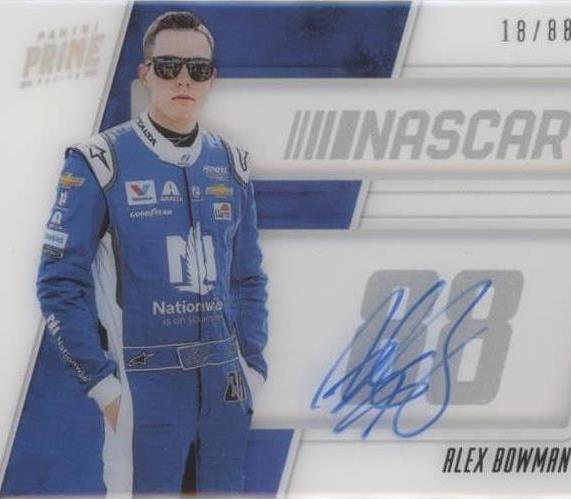 2019 Panini Prime - NASCAR Shadowbox Signatures Car Number #NSS-AB Alex ...