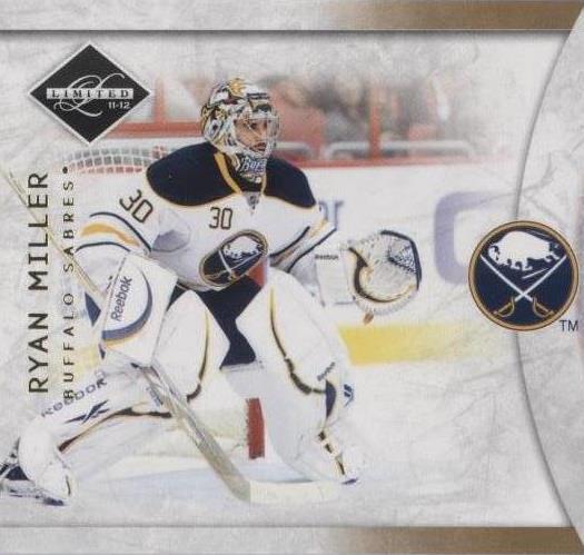 2011-12 Limited - Crease Cleaners Gold Spotlight #17 Ryan Miller /25 ...