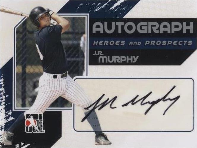2011 In the Game Heroes and Prospects - Autographs J.R. Murphy #A-JRM ...