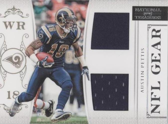 2011 Playoff National Treasures - NFL Gear #4 Austin Pettis /99 (MEM ...