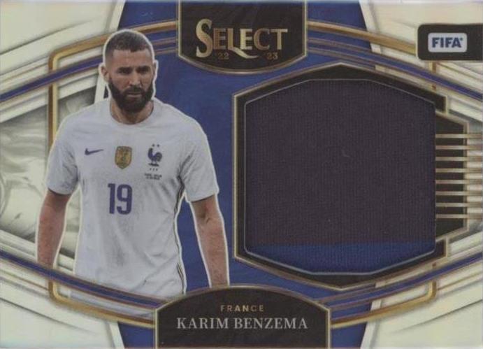 2022-23 Panini Select FIFA - Jumbo Swatches Karim Benzema #JS-KBA (MEM ...