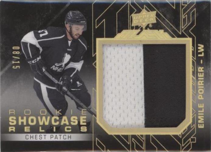 2015-16 UD Black - Rookie Showcase Relics Jumbo Patch Chest Patch #RSR ...