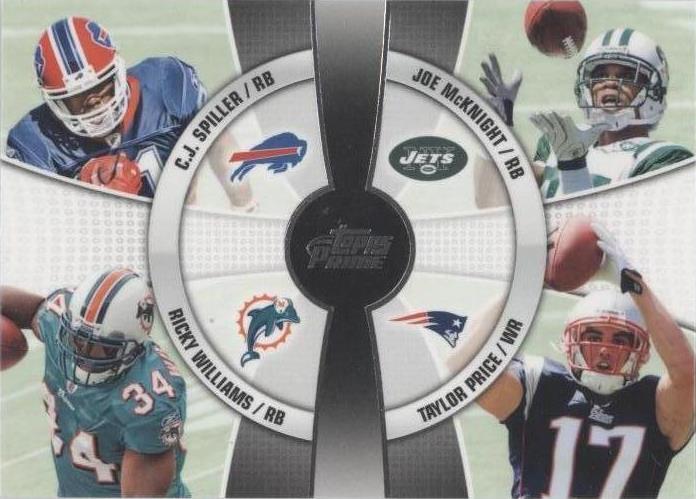 2010 Topps Prime - 4th Quarter #4Q-18 Ricky Williams, C.J. Spiller, Joe ...