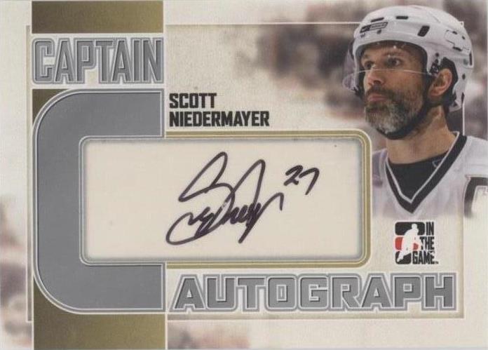 2011-12 In the Game Captain-C Series - Autograph Silver #A-SN Scott ...