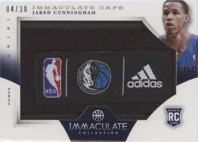 2012-13 Panini Immaculate Collection - Immaculate Caps #IC-JC Jared Cunningham /30 (MEM, RC) for ...