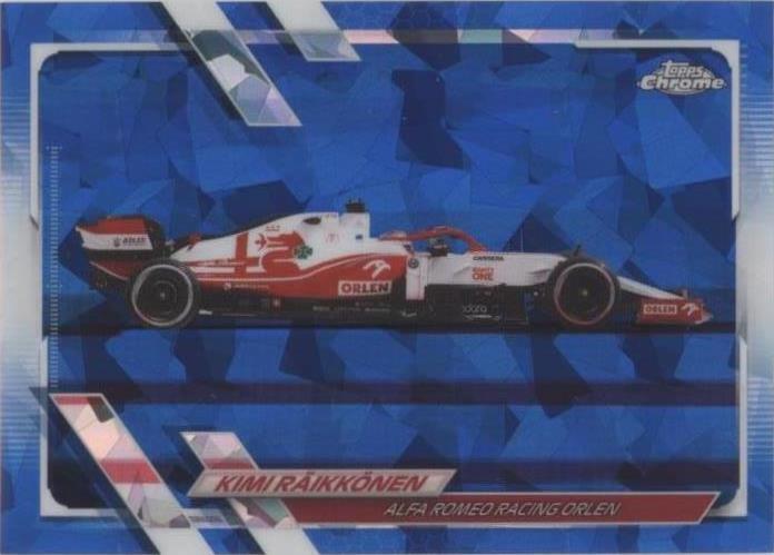 2021 Topps Chrome Sapphire Edition Formula 1 - F1 Cars Kimi Raikkonen ...