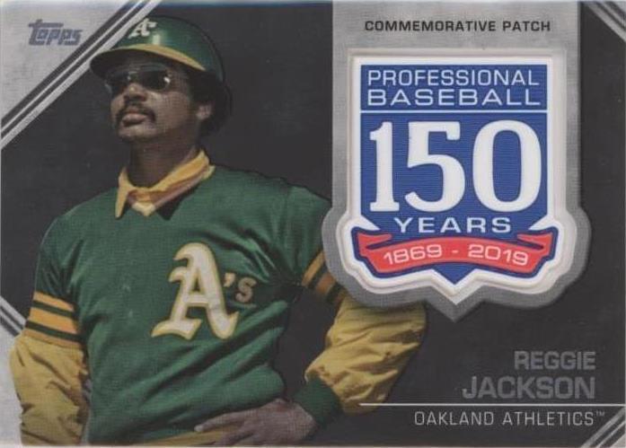 2019 Topps - 150th Anniversary Commemorative Patch Series 2 Reggie ...