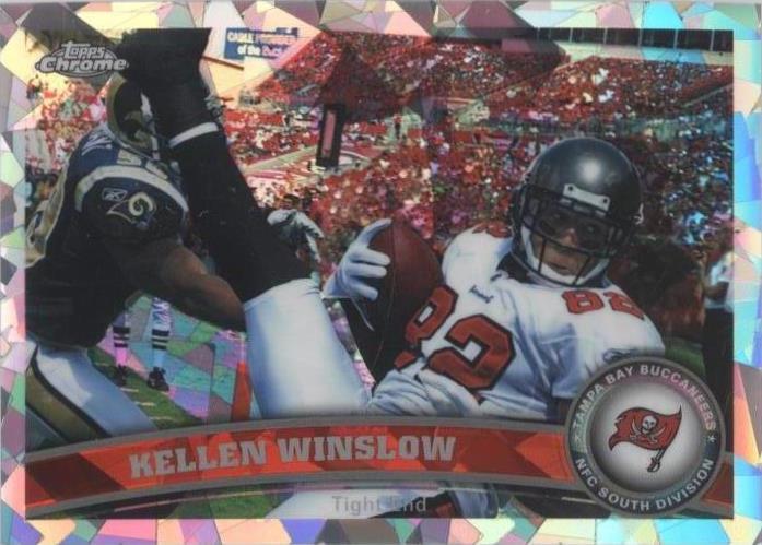 2011 Topps Chrome - Crystal Atomic Refractor #134 Kellen Winslow Jr ...