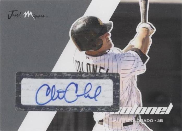 2008 Just Minors Just Autographs - Autographs #11 Christian Colonel (AU ...