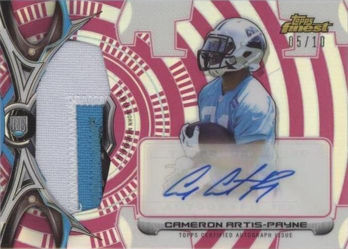 2015 Topps Finest - Rookie Refractor Autographed Patch BCA Pink ...