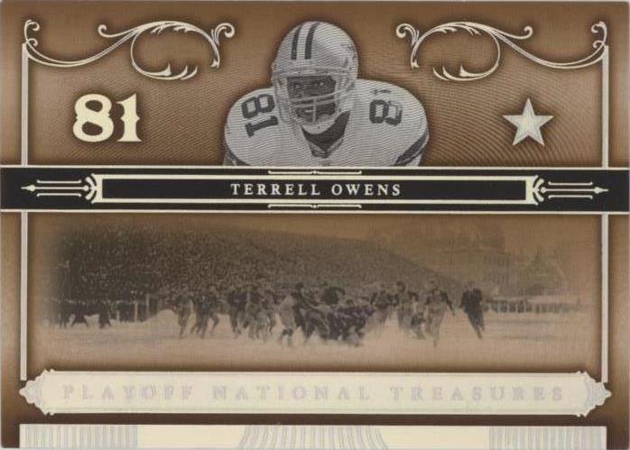 2006 Playoff National Treasures - #61 Terrell Owens /125 for sale ...