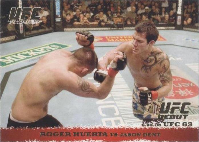 2009 Topps UFC Round 1 - Gold #51 Roger Huerta, Jason Dent (RC) for ...