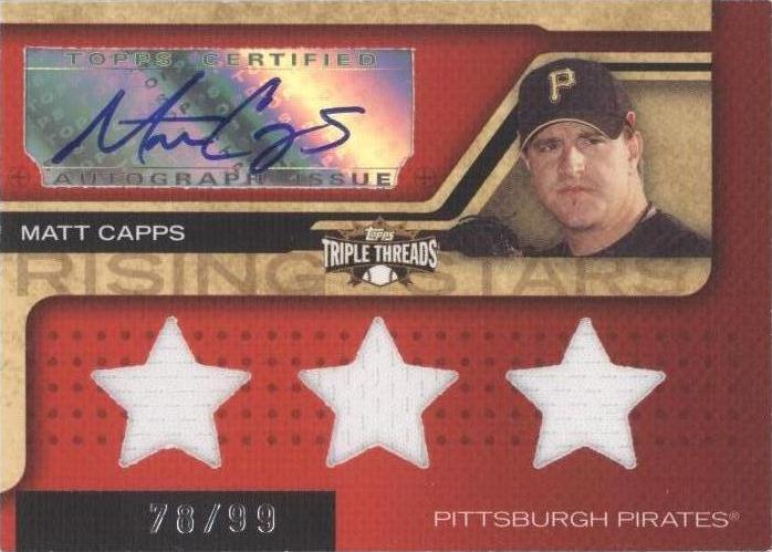 2008 Topps Triple Threads - Rising Stars Stars #209 Matt Capps /99 (AU ...