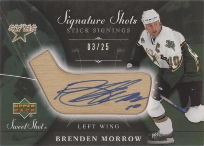 2006-07 Upper Deck Sweet Shot - Signature Shots/Saves Stick Signings # ...