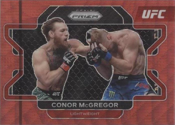 2022 Panini Prizm UFC - Ruby Wave Prizm #39 Conor McGregor for sale ...