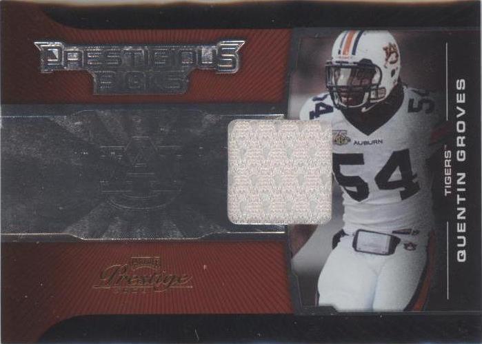 2008 Prestige - Prestigious Picks Red Materials #PPI-9 Quentin Groves ...