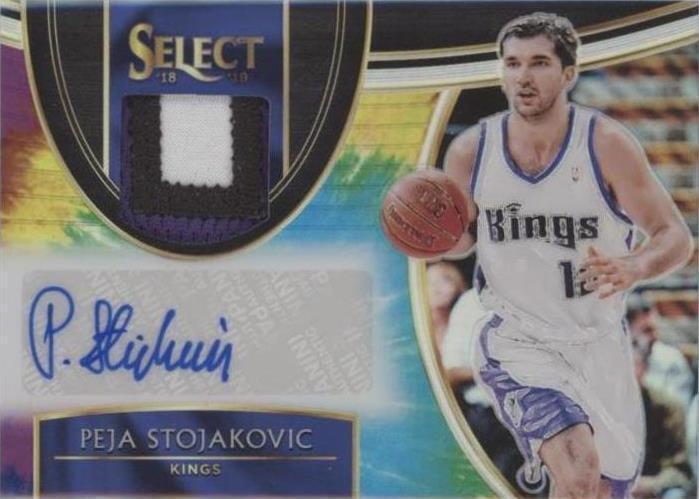 2018-19 Panini Select - Autographed Memorabilia Peja Stojakovic #AM-PSJ ...
