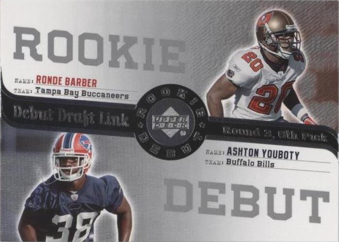 2006 Upper Deck Rookie Debut - Debut Draft Link #DDL-5 Ronde Barber ...