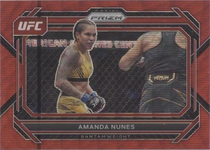 2023 Panini Prizm UFC - Ruby Wave Prizm #66 Amanda Nunes for sale ...