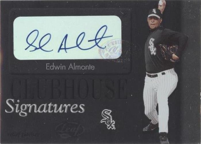 2003 Leaf - Clubhouse Signatures Edwin Almonte #1 Silver /100 (AU) for ...