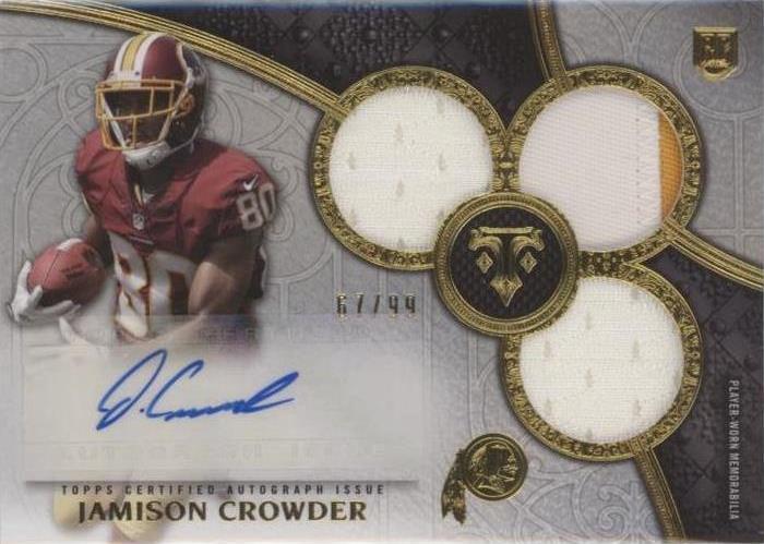 2015 Topps Triple Threads - Rookie Autographed Triple Relics Jamison ...